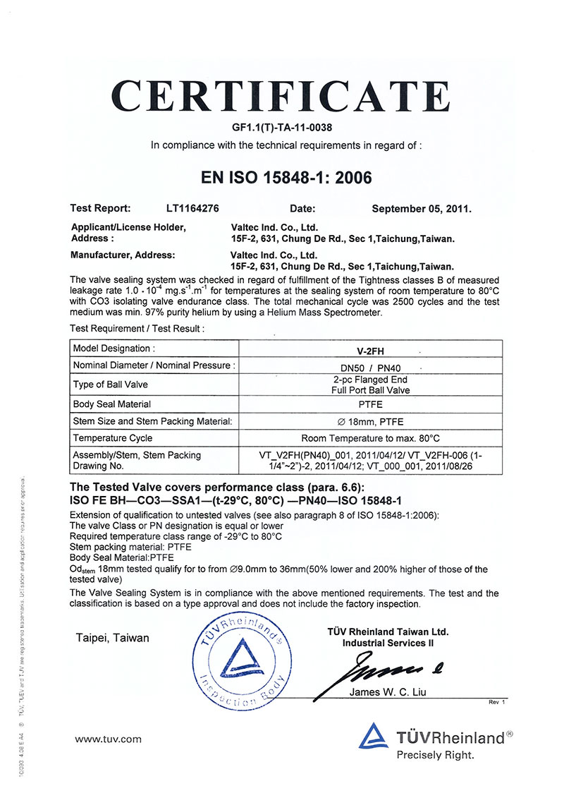 Global Certifications | Valtec - Quality Accreditations