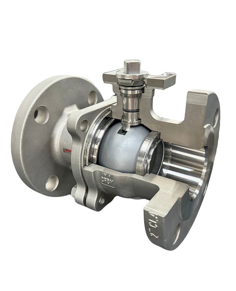 V-2FH Metal Seated | 2-PC Flanged Ball Valve | Valtec