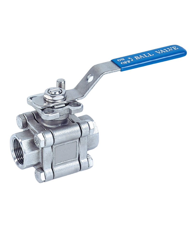 V-3WMH | 3-PC Ball Valve, Direct Mount, 3000PSI | Valtec
