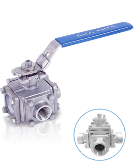 V-4WAY | 4-WAY Ball Valve, Multiport, 1000 PSI | Valtec