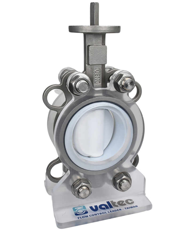 VT-BV PFA lining | Butterfly Valve, Wafer Type | Valtec